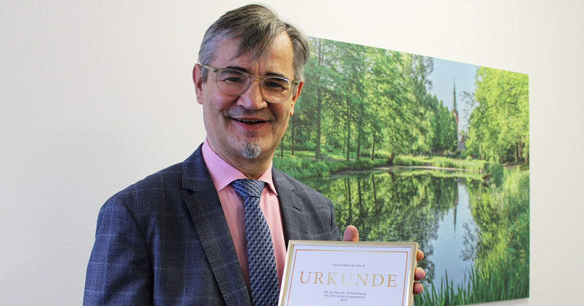 Auszeichnung für Andreas Linke - Immanuel Albertinen Diakonie